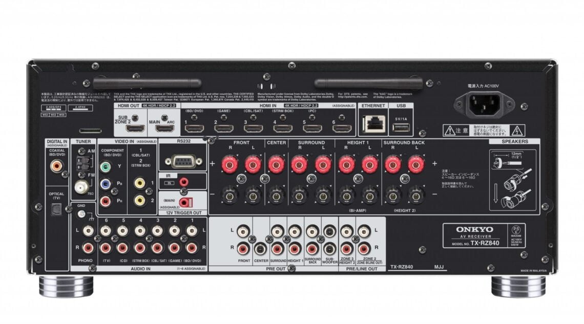 Onkyo TX-RZ840 y TX-RZ740: nuevos receptores AV con soporte Dolby