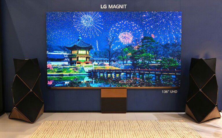 LG Magnit, así es la nueva Smart TV microLED de 136 pulgadas