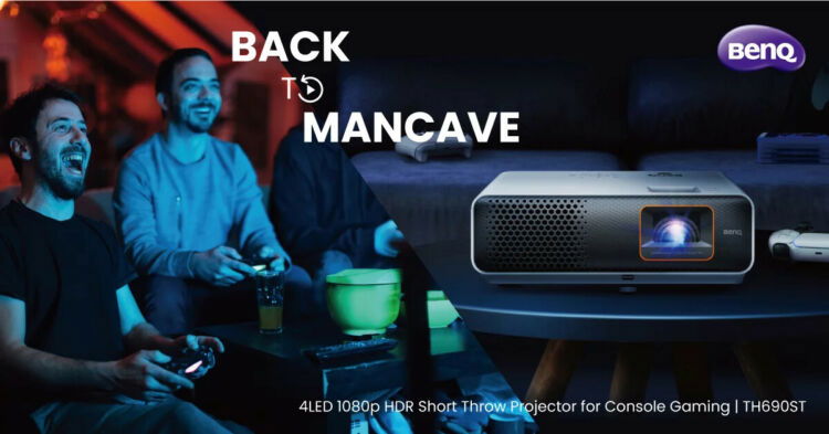 BenQ presenta un nuevo proyector gaming de hasta 150 pulgadas, con 2300 lúmenes y HDR10