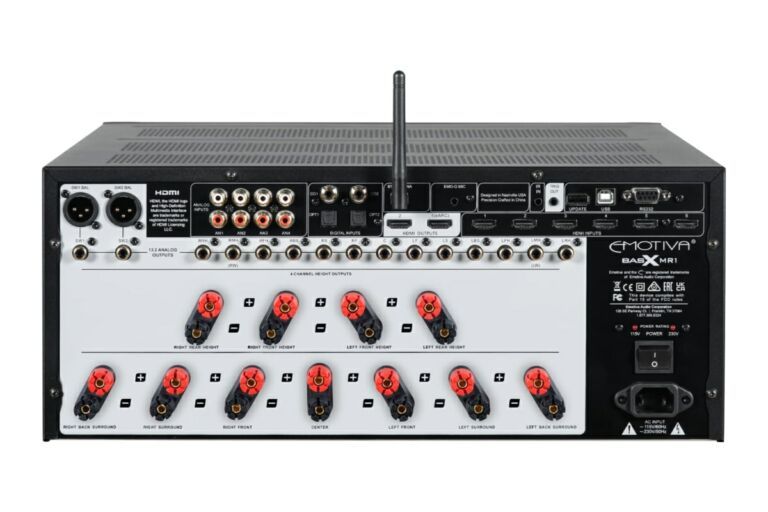Emotiva BasX MR1, un receptor de cine en casa con 11 canales de ...