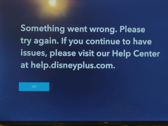 Cómo solucionar el error de Disney+ "Something went wrong. Please try ...