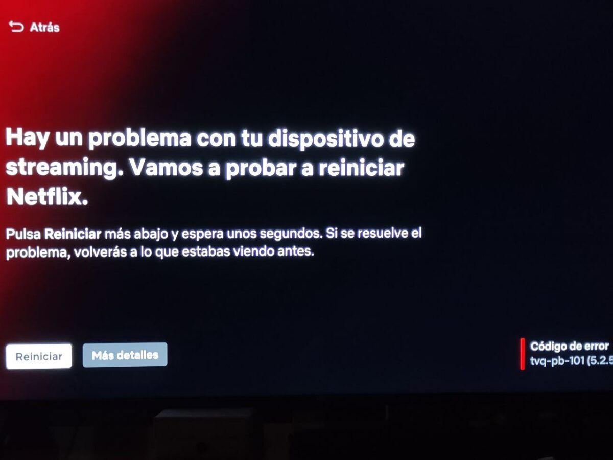 Llevo una semana peleándome con este extraño error en Netflix, y el ...