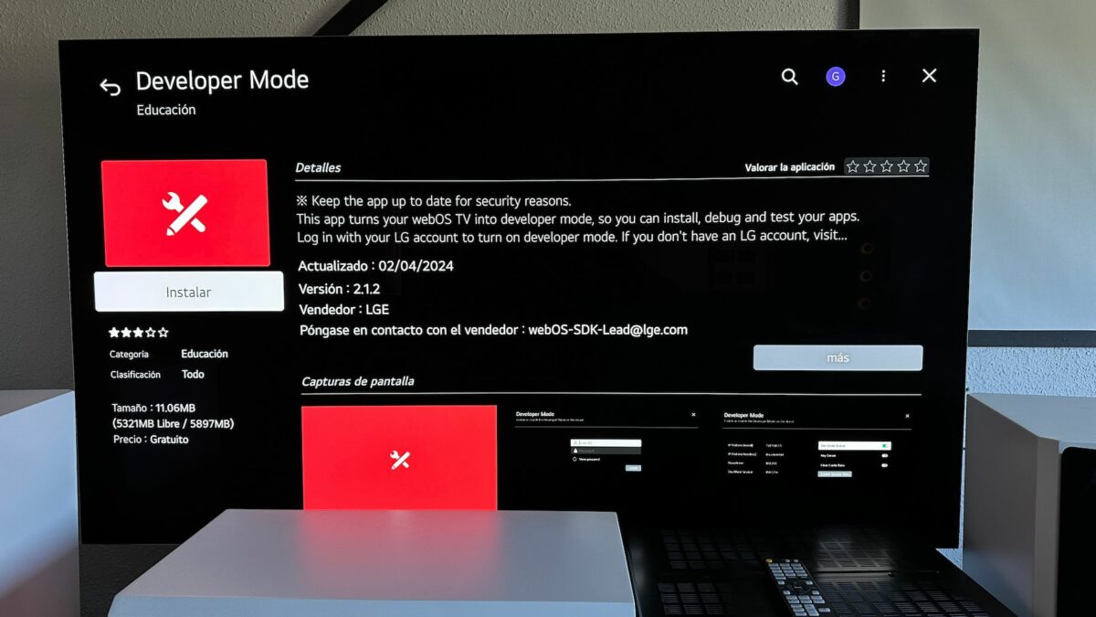 Cómo instalar Kodi en tu televisor LG con sistema WebOS