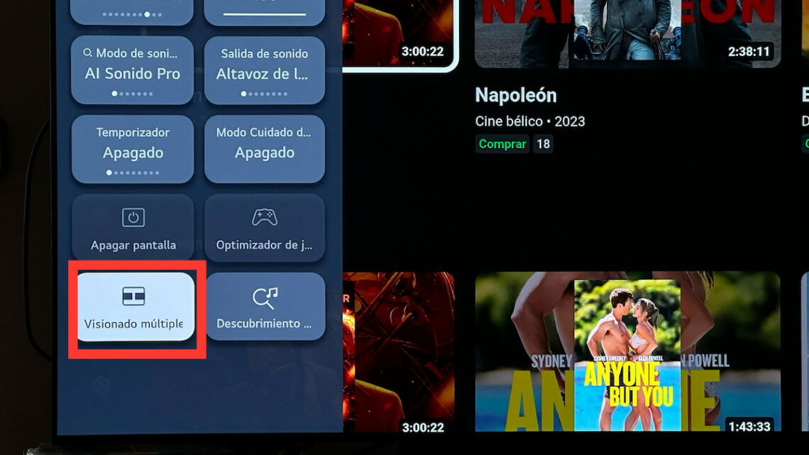 Cómo usar Multi-View en tu televisor LG con webOS