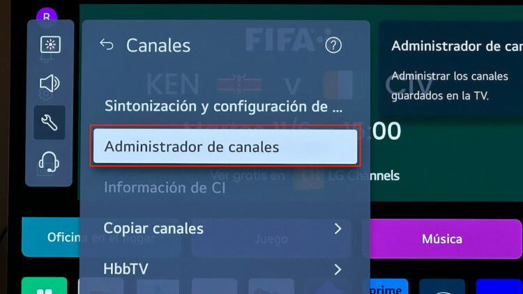 Cómo ordenar los canales de la TDT en tu televisor LG