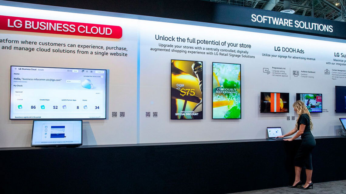 LG presenta una pantalla Micro LED de 136 pulgadas mejorada con IA