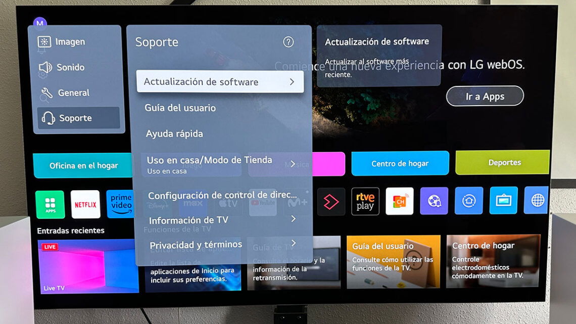 Cómo actualizar tu televisor LG con webOS a la última versión del ...