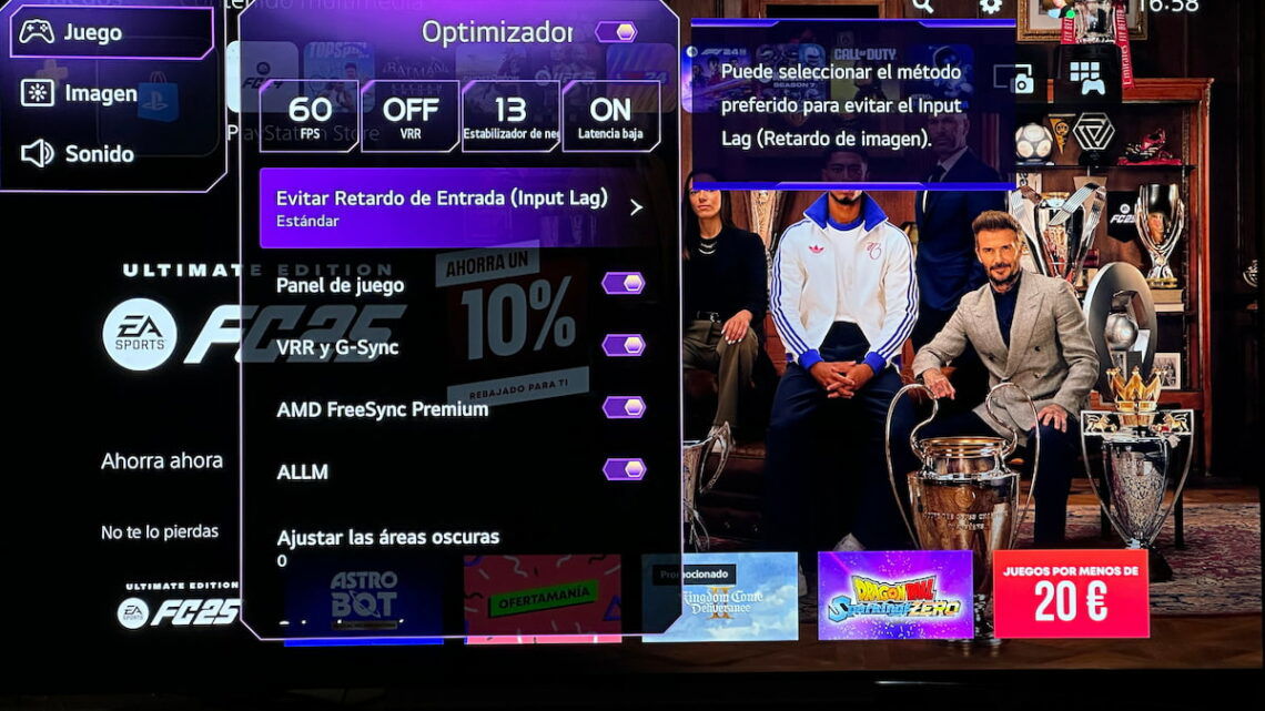 Cómo optimizar tu consola con un televisor LG con webOS