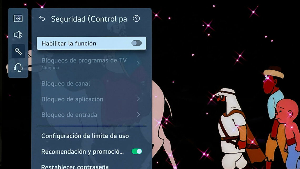Cómo activar el control parental en tu televisor LG con webOS