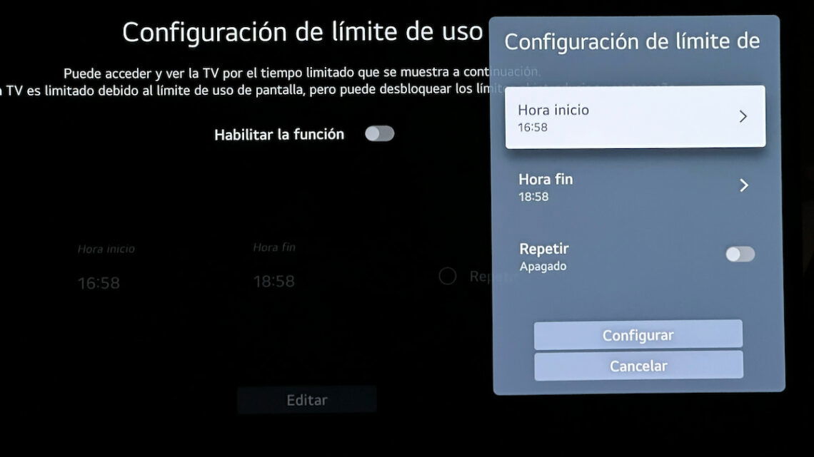 Cómo activar el control parental en tu televisor LG con webOS