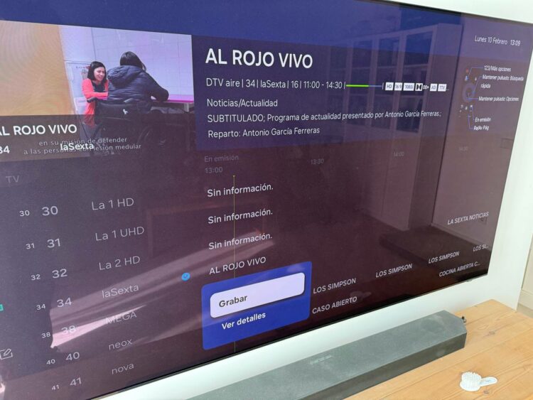 Cómo grabar los canales de la TDT en tu televisor Samsung con Tizen y ...